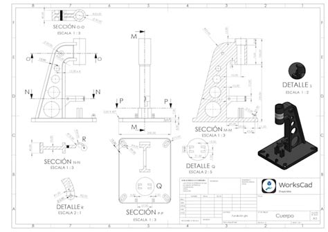 Technical Drawings With Autocad And Solidworks By Workscad Ar Fiverr