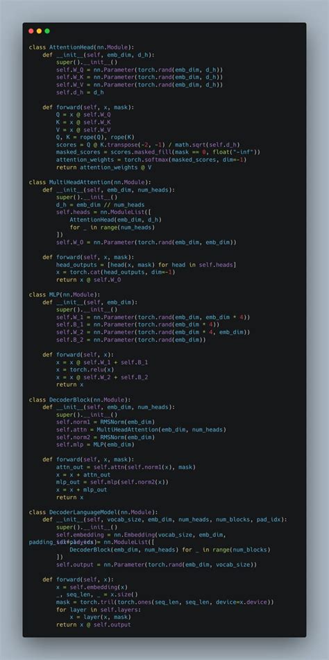 This Is The Transformer Language Model Implementation From My Upcoming