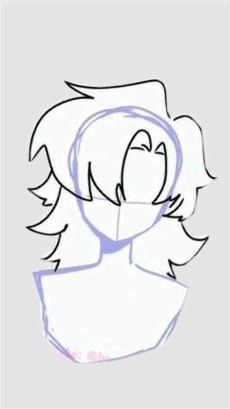 Wolf Cut Drawing Reference