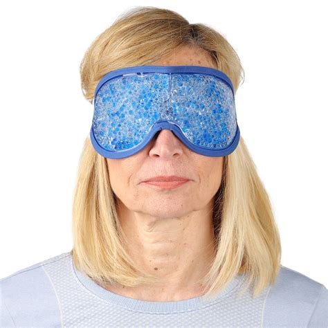 Load Image Into Gallery Viewer Gel Bead Eye Mask On A Person