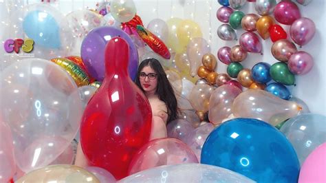 Lena Squeeze Pops Balloons Hd 1920x1080 Custom Fetish Shoots