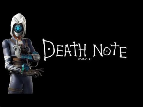 Fortnite En Mode Death Note Youtube