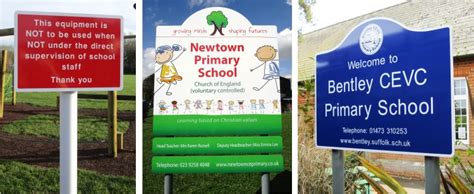 Post Mounted School Signs Signs 4 Schools