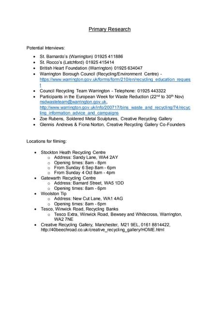 Primary Research Docx