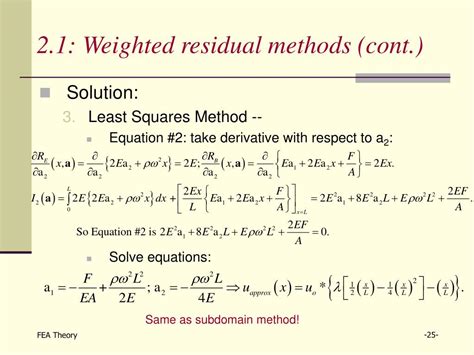 Ppt Section 2 Finite Element Analysis Theory Powerpoint Presentation Id3993402