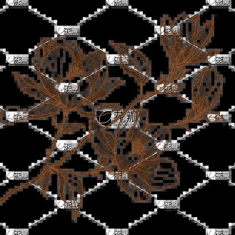 植物系列手绘风玉兰花线稿素材 花瓣网