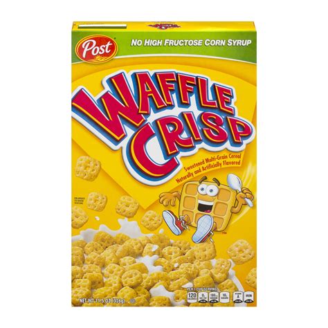 Post Waffle Crisp Cereal 11 5 Oz