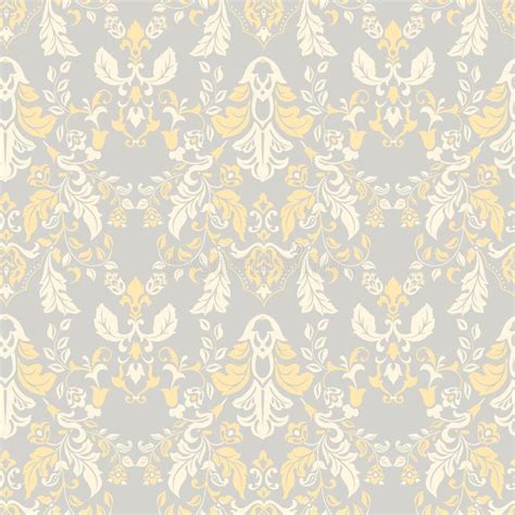 Vintage Floral Seamless Patten Classic Baroque Wallpaper Seamless