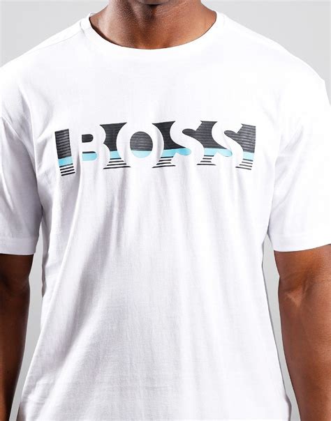 Boss Tee 1 T Shirt White Terraces Menswear