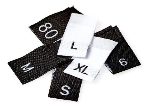 Size Labels Labelyourself Both Black And White In Stock Size Labels Labelyourself Both Black And White In Stock