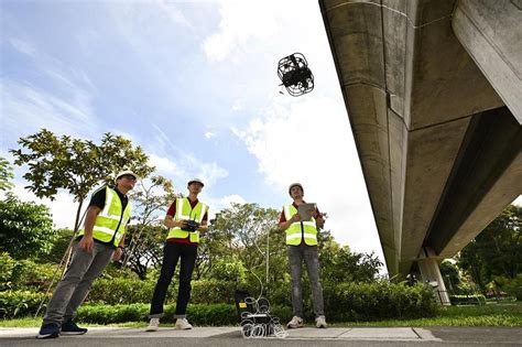 Sutd Launches Drone For Safer More Efficient Viaduct Inspection The
