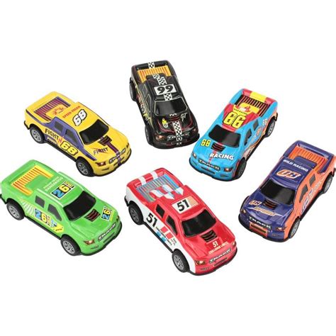 Pull Back Racing Cars Pack Of 6 Big W