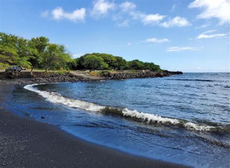Punaluu Black Sand Beach Pahala Hawaii Beaches