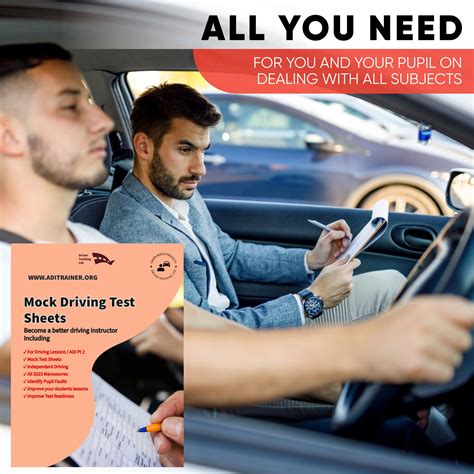 Mock Test Sheets For Driving Instructors And Driving Schools And Adi Pt 2