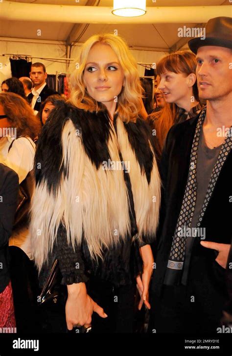 Monet Mazur And Sofia Coppola Each With Her Beau Attend The Anna Sui Show During New York