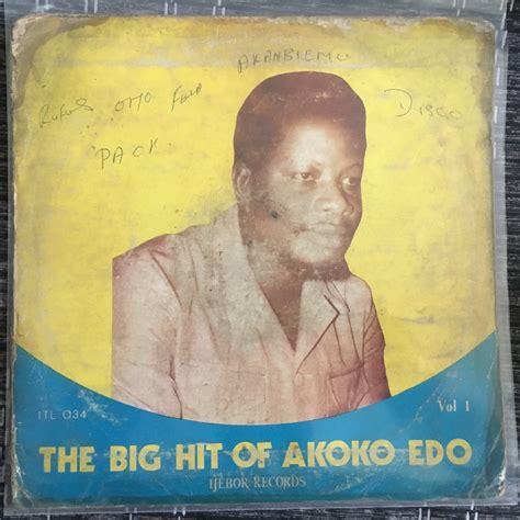 The Big Hit Of Akoko Edo Lp Vol 1 Nigeria Afemai Etsakor Highlife