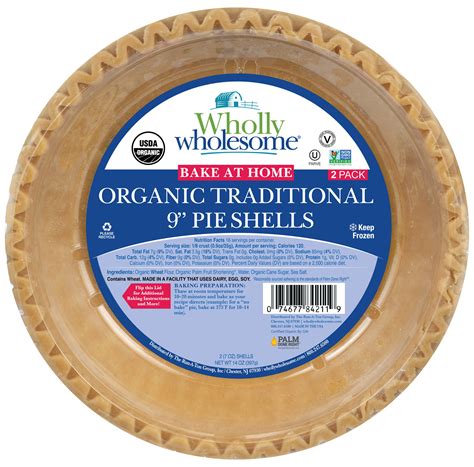 Organic Traditional Pie Shell
