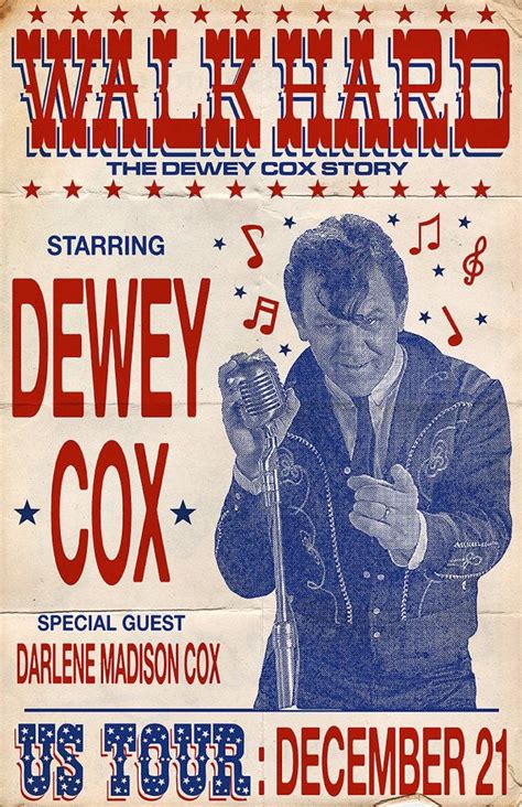 Walk Hard The Dewey Cox Story Movie Poster 11x17 Hard Movie Dewey