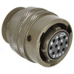 Mil Dtl 26482 Ms3116e 12 10s Female Straight Plug No 12 Shell 10pin