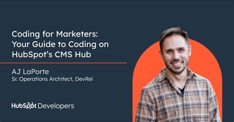 Chris Riley On Linkedin Coding For Marketers Your Guide To Coding On Hubspots Cms Hub