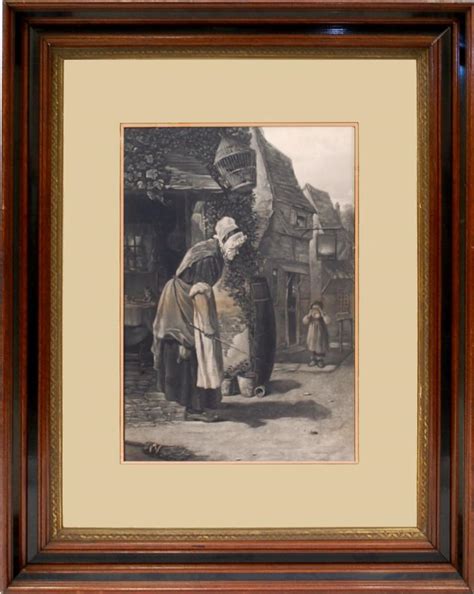 Sold Price Antique Victorian Framed Lithograph Europe Countryside