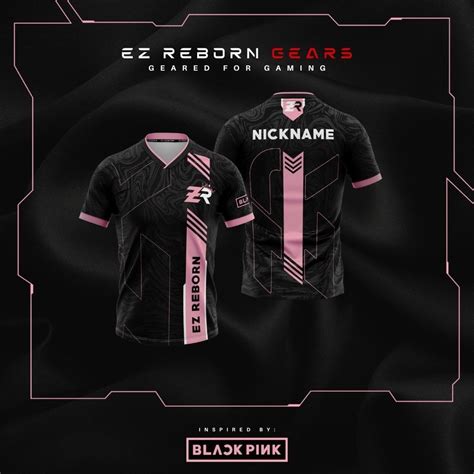 Customizable Esports Jersey Ezr Esports V2 Blackpink Esports Jersey Ph