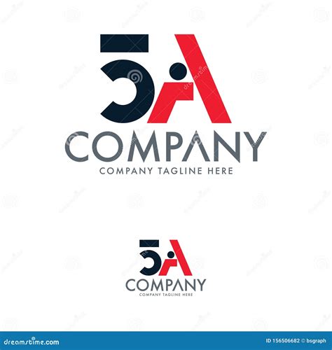 Luxury And Creative 5a Logo Template Stock Illustration Illustration