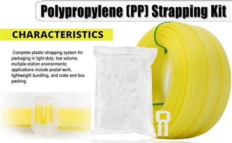 1 Coil Of Strong 13mm Wide Plastic Hand Pallet Strapping Banding