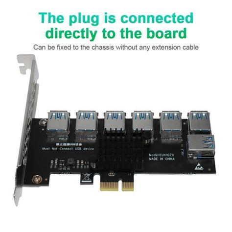 Multiplicador Pci Express De 1 A 4567 Puertos Usb 30 Hub Express