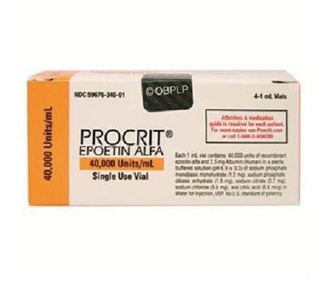 Procrit Epoetin Alfa Injection At ₹ 46000piece Epogen Injection In