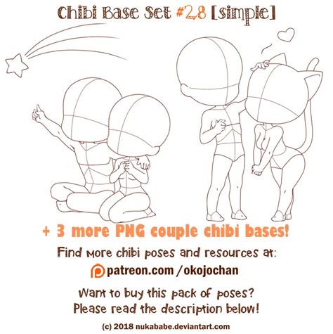 Pin By Sundae Home On Reference Chibi Base Couple Chibi Drawings Chibi