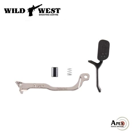 apex forward set trigger kit w flat advanced trigger p320 wild west