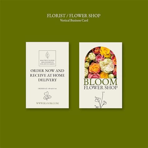 Free Psd Flower Template Design