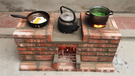 Homemade Outdoor Brick Furnace Build Your Own Wood Fired Stove Top