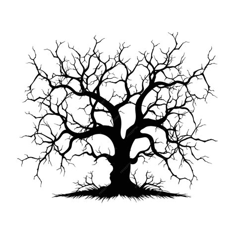 Premium Vector Dead Tree Vector No Life Damaged Environment Bare Tree