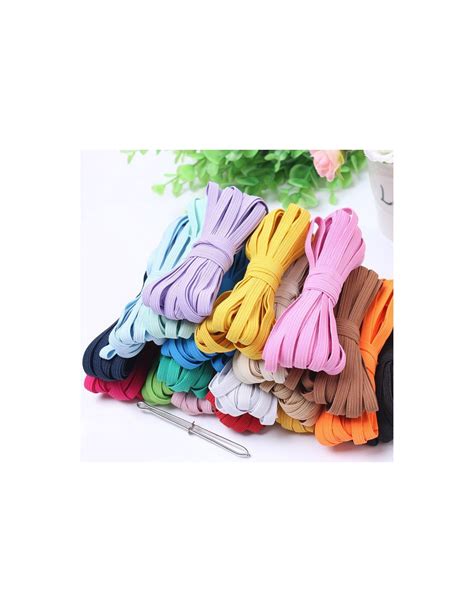 Elastique Plat 6mm Beige