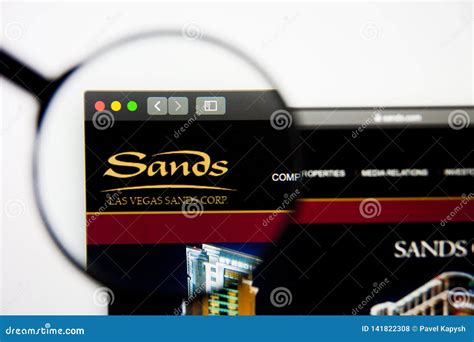 Las Vegas Sands Company Logo Editorial Image 298206190