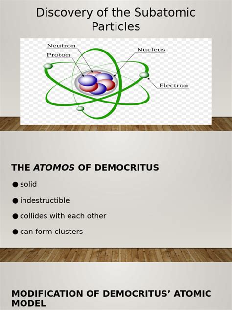 Discovery Of The Subatomic Particles Pdf Atoms Atomic Nucleus