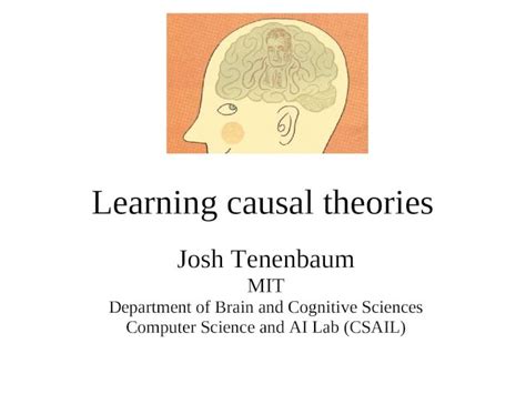 ppt learning causal theories josh tenenbaum mit department of brain