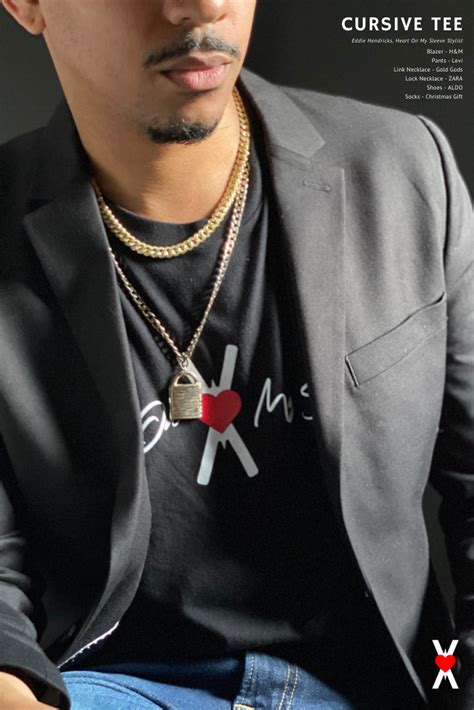 Style Guide With Eddie Cursive Tee Knico