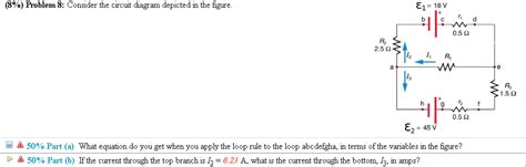 Solved 8 Problem 8 Consider The Circuit Diagram Depicted