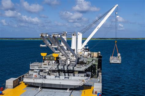 Improved Navy Lighterage System Inls Power Module Is Offloaded By A