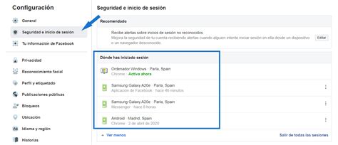 ¿cómo Cerrar Sesión De Facebook Desde Todos Tus Dispositivos
