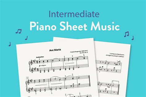 Intermediate Piano Sheet Music Free And Paid Options