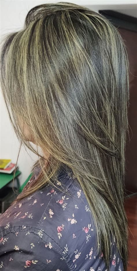Rayitos En El Cabello Oscuro Morenas Rayitos Cenizos En Cabello