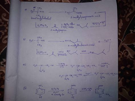 Solved Show By A Series Of Equations How You Could Synthesize Each Of The Course Hero