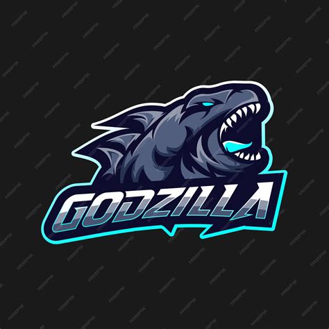 Premium Vector Godzilla Mascot Sport Logo Vector Template