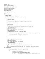 BlockAddiction Java Package Hw Import Java Awt Color Import Java Util ArrayList Import Java