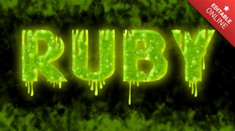 Ruby Text Effect Generator Textstudio