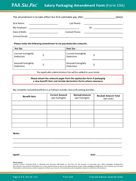 Fillable Online Form 10a Amendment Form Fn V2 1 Fax Email Print Pdffiller
